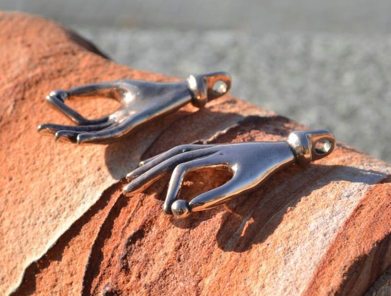 ROMAN Bronze Hand Pendant Ancient Rome Germania Superior Italy | Etsy