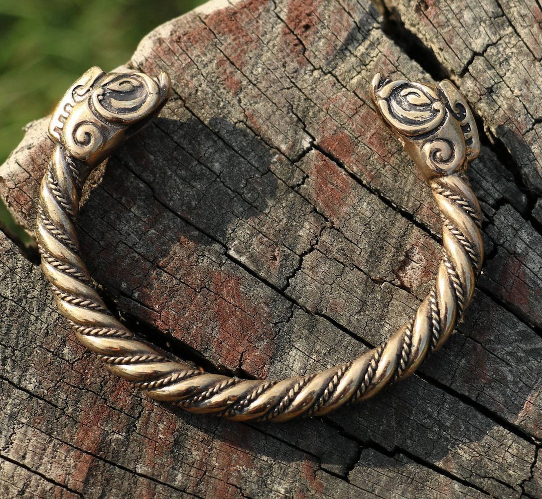COLLACH CELTIC Boar BRACELET Bronze Dunadd Scottish Pictish Jewelry ...