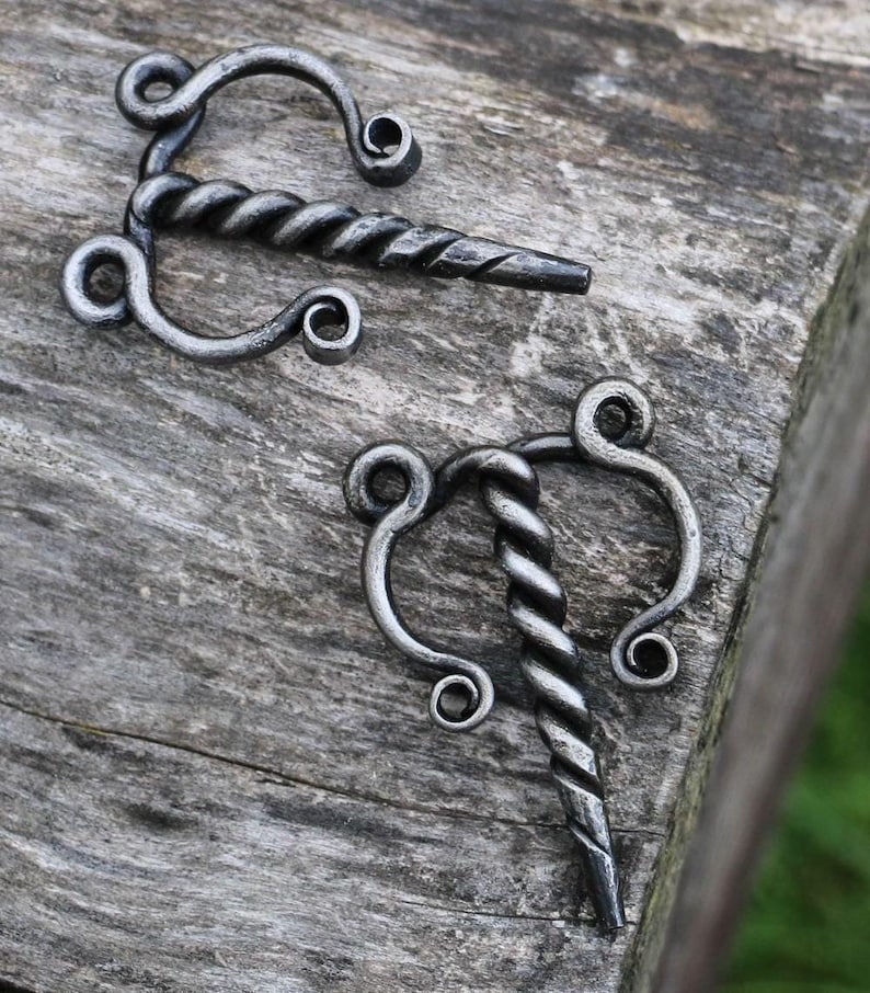 Forged Iron Twisted Pin - Etsy