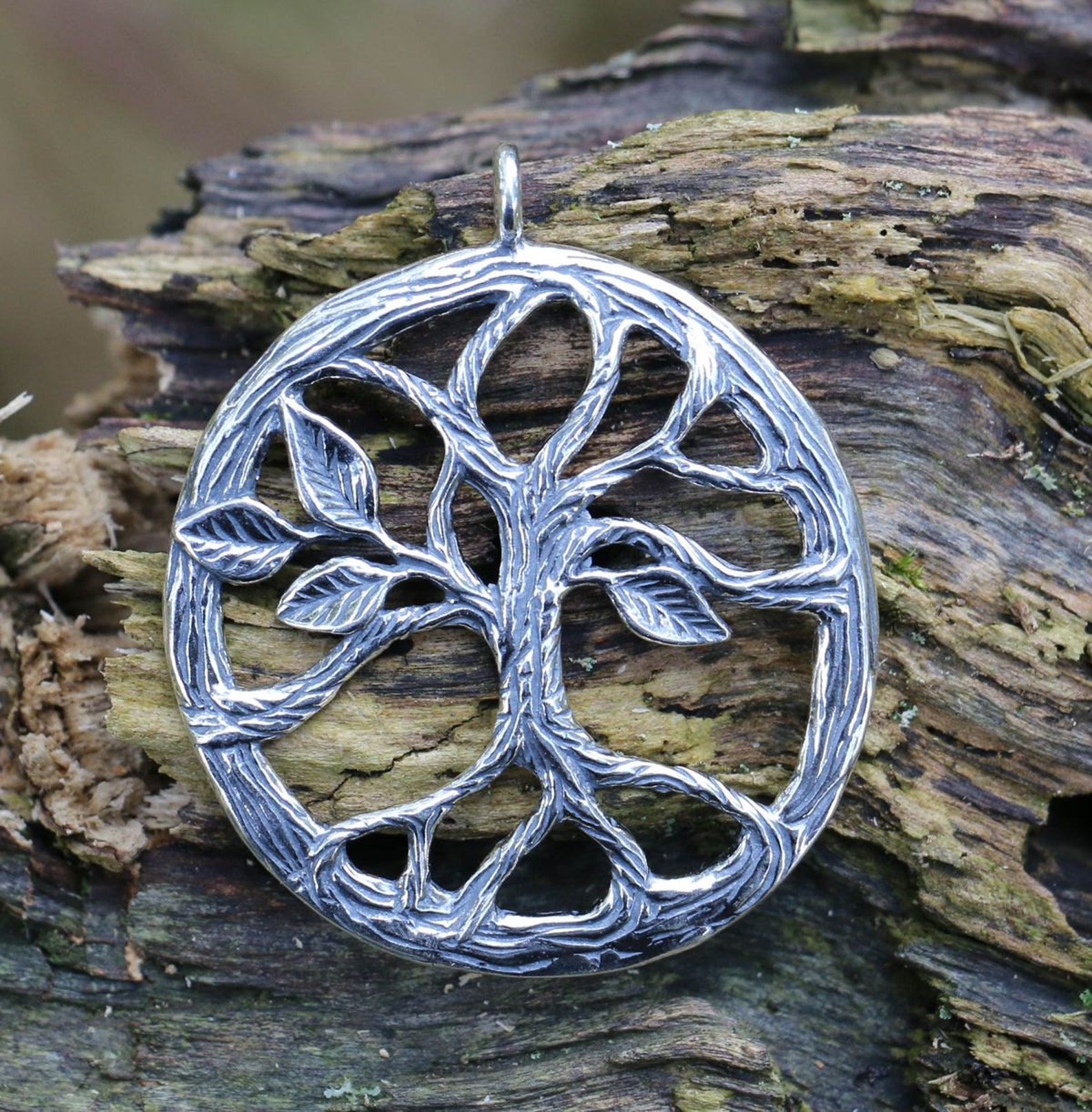 YGGDRASIL Viking Tree of Life Arbor Vitae SILVER Necklace | Etsy