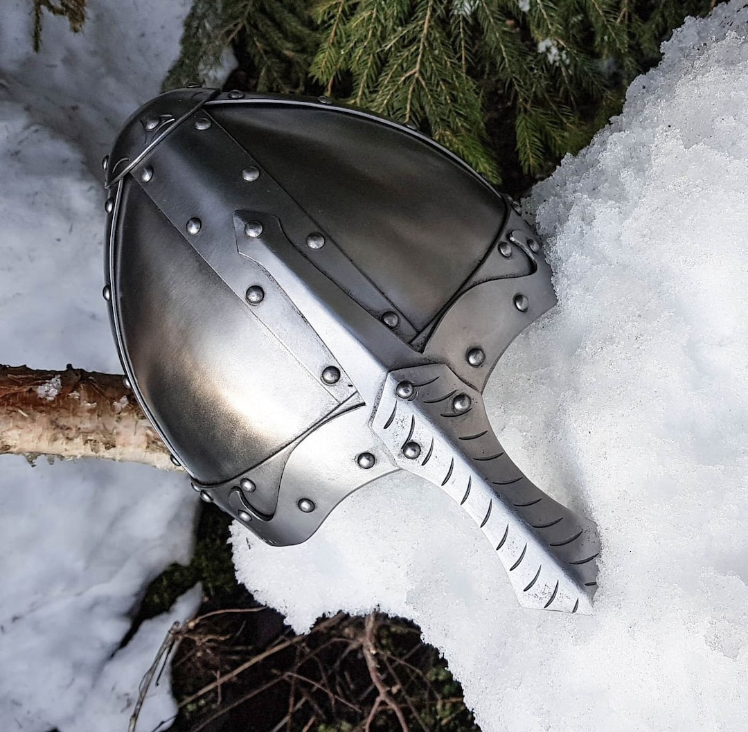 NORMAN NASAL Medieval Helmet Helm Early Medieval Middle Ages Re ...