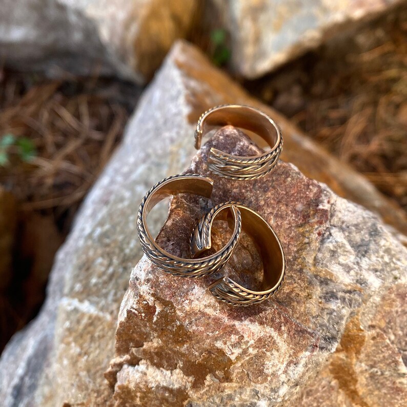 ROHAN Viking Age Bronze Ring for Reenactors Living History - Etsy