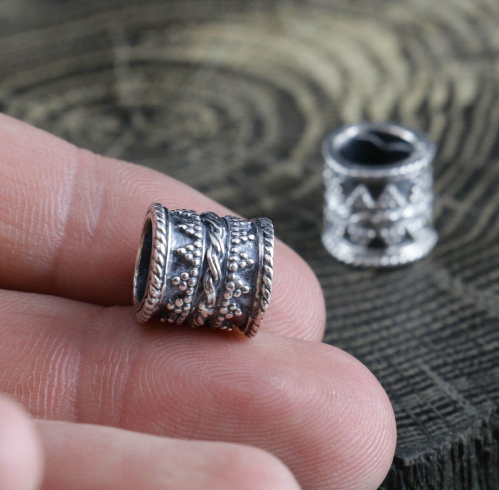 VIKING Beard Ring Bead Pagan Jewelry Jewellery Norse Vikings | Etsy