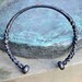 CELTIC TORC Hand Forged Iron Neck Ring Torques Torq Iron Age Pagan ...