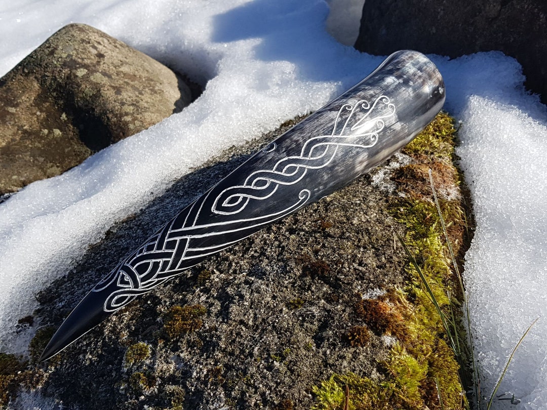 RAVEN, Crow, Drinking Horn Vikings Mug Hornware 0,3 L - Etsy