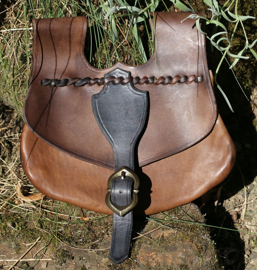 MEDIEVAL POUCH 14th Century Bag Reenactment Purse Historical Middle ...