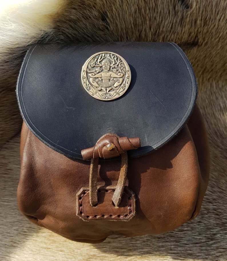 CERNUNNOS Real Leather Historical Medieval Bag Purse Pouch | Etsy