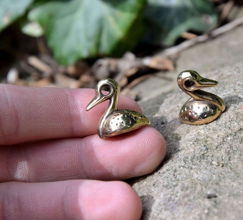 CELTIC DUCK France Pendant Broze Replica Celts Iron Age Bird - Etsy