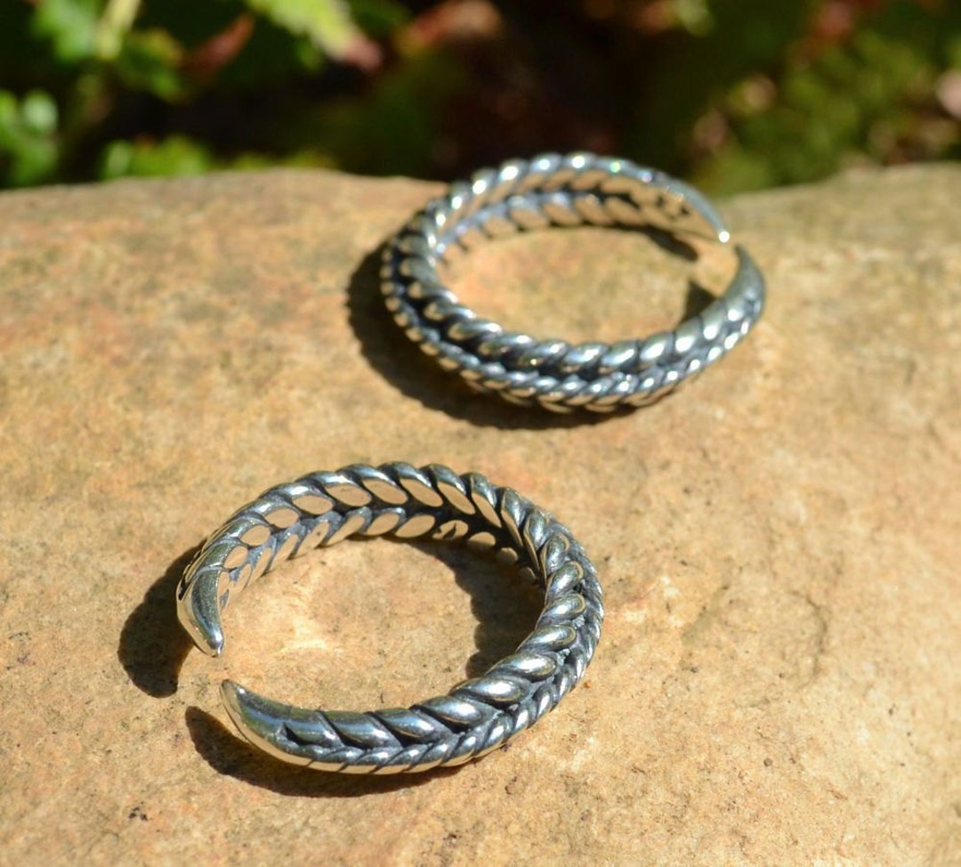 Sterling SILVER VIKING Braided Ring - Etsy