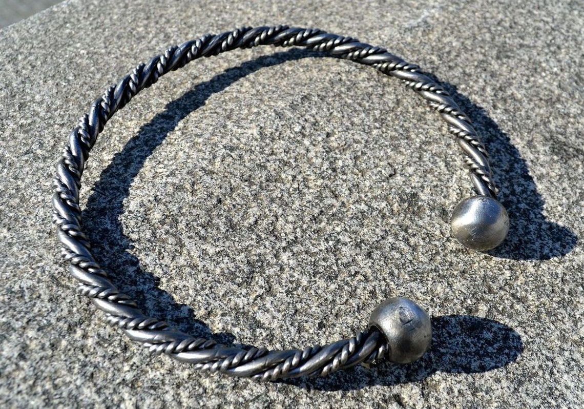 TORQUES Twisted Necklace Torques Torq Torc Medieval Historical - Etsy UK
