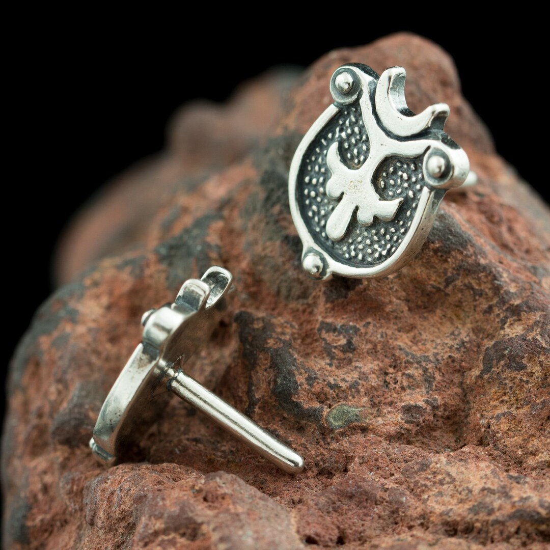 BELT RIVET Sterling Silver Early Middle Ages Fitting Medieval ...