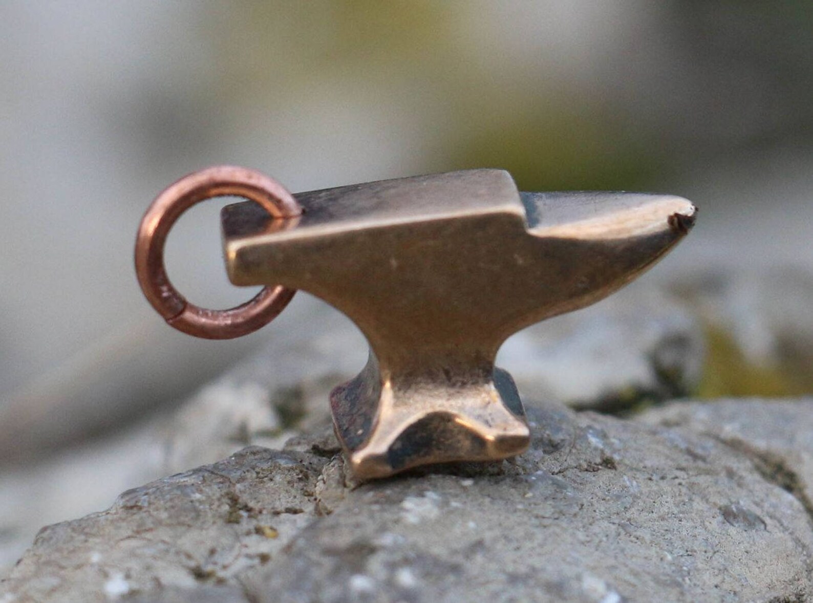 SMITH ANVIL PENDANT Smithy Bronze Pendant Necklace Amulet - Etsy