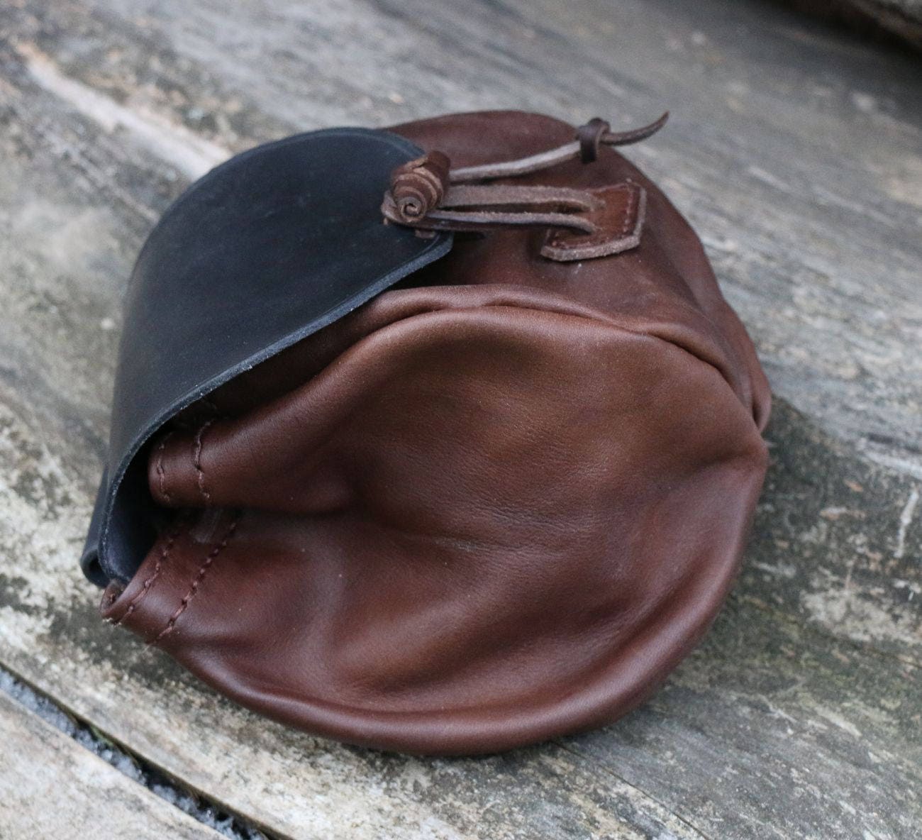 CEDRIC Leather Medieval Bag Pouch Middle Ages Renaissance - Etsy UK