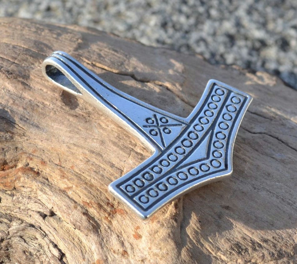Sterling SILVER Danish THOR'S HAMMER From Romersdal | Etsy
