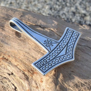 Sterling SILVER Danish THOR'S HAMMER From Romersdal Denmark Replica ...