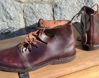 Leather Celtic Shoes - Etsy