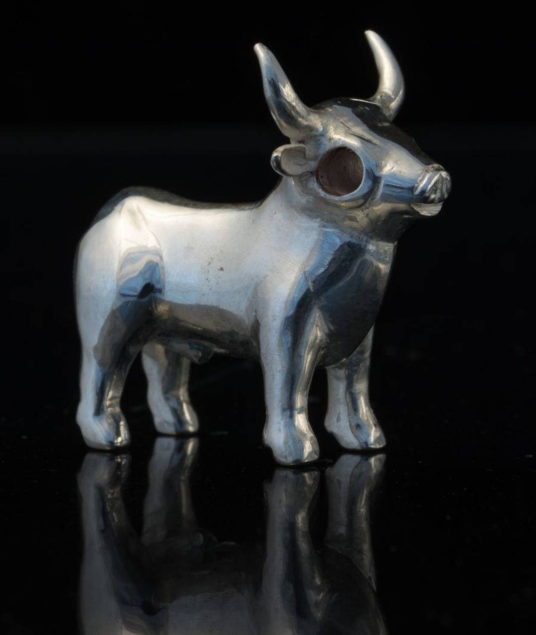 Silver CELTIC BULL From Bull's Rock Cave Moravia Figure Figurine ...