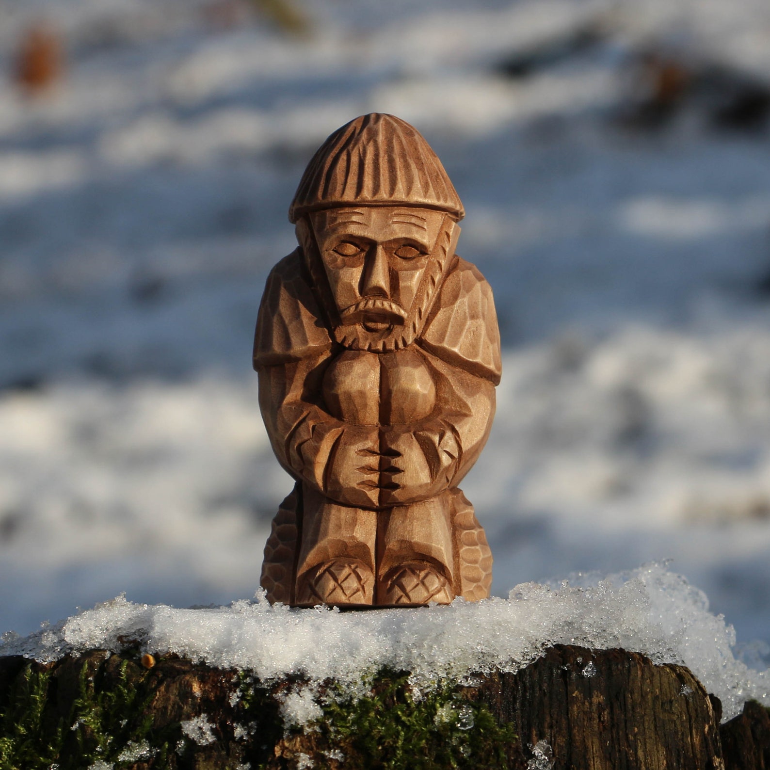 DOMOVOI Hand Carved Statue Domovik Slavic House Spirit - Etsy