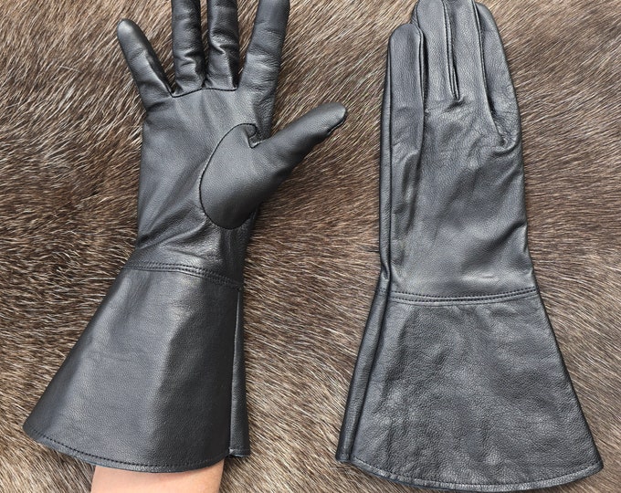 Distressed Charcoal Cotton Hand Wraps, Primitive Leather Fist Wraps ...