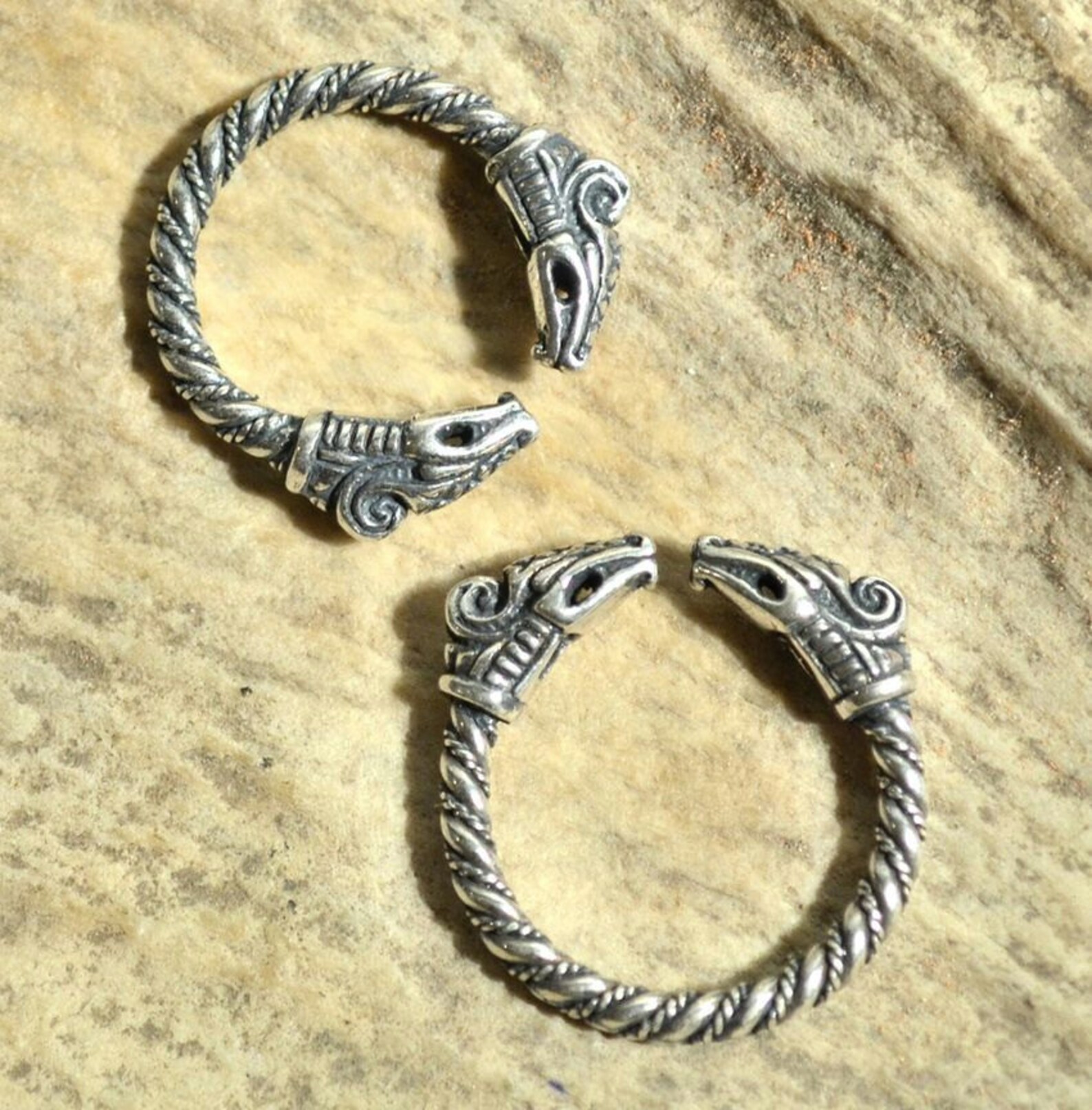 DREKI Sterling SILVER Viking RING Vikings Pagan Artisan - Etsy