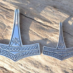 Sterling SILVER Danish THOR'S HAMMER From Romersdal Denmark Replica ...