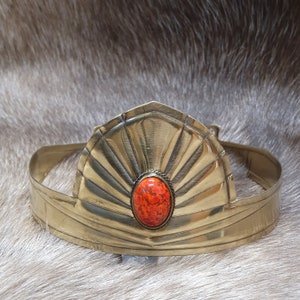 ANCIENT CROWN With Glass Brass Rome Roman Greek Greece Diademe Tiara ...