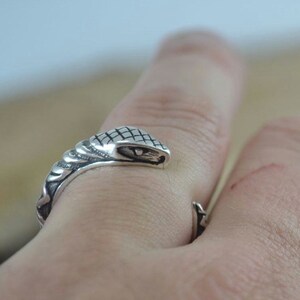 SERPENT Sterling Silver Snake Ring Snakes Viper Celtic Design Rings ...
