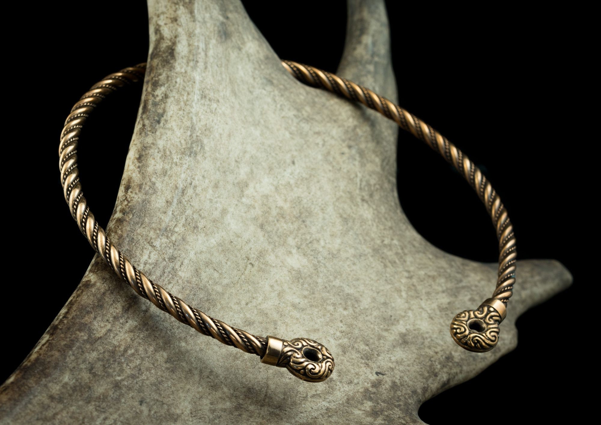 RIX CHIEFTAIN Bronze TORQUES Celtic Torc Pagan Warrior Donut | Etsy UK