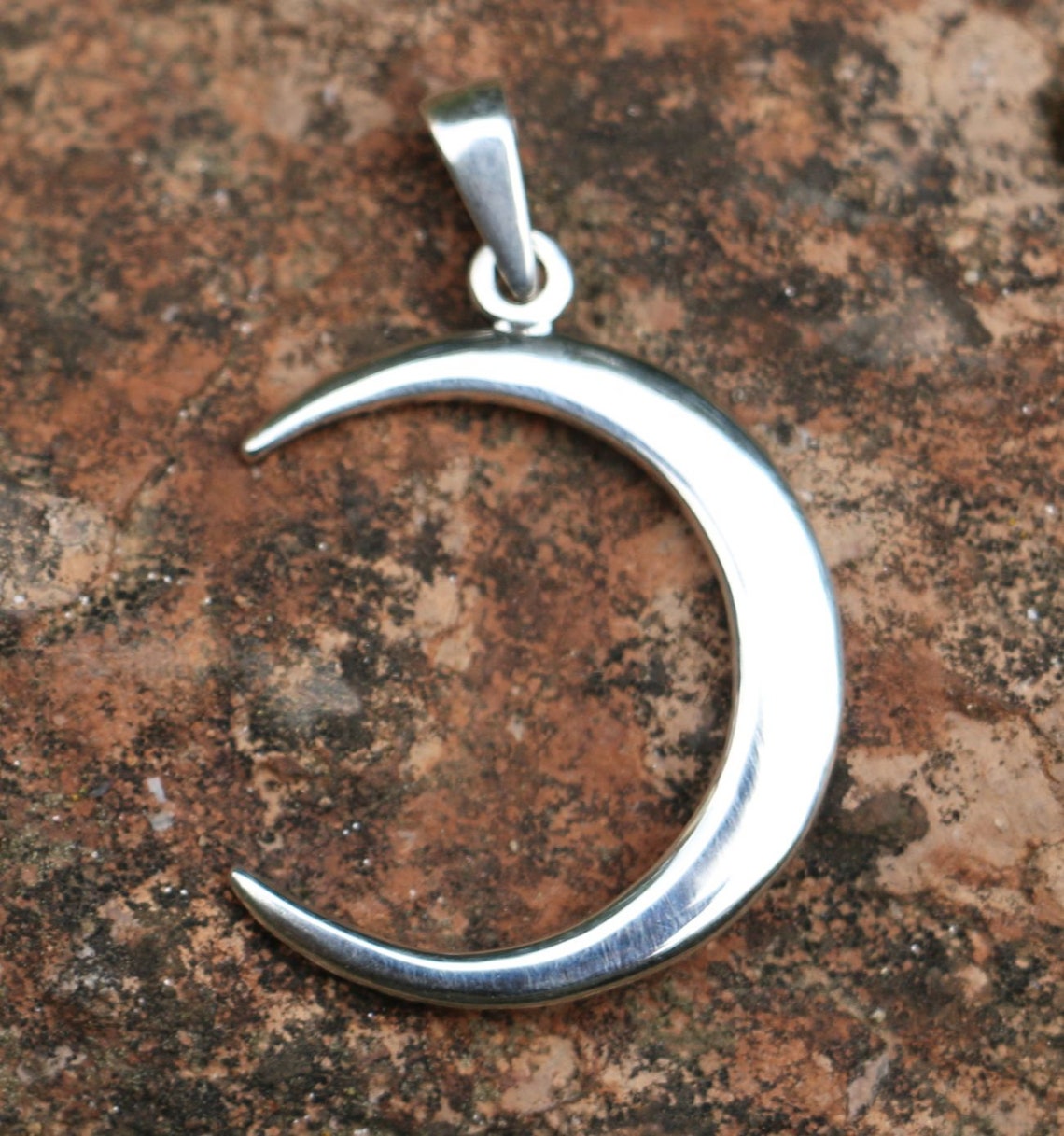 Crescent Sickle MOON LUNA SILVER Pendant Jewelry Jewellery - Etsy