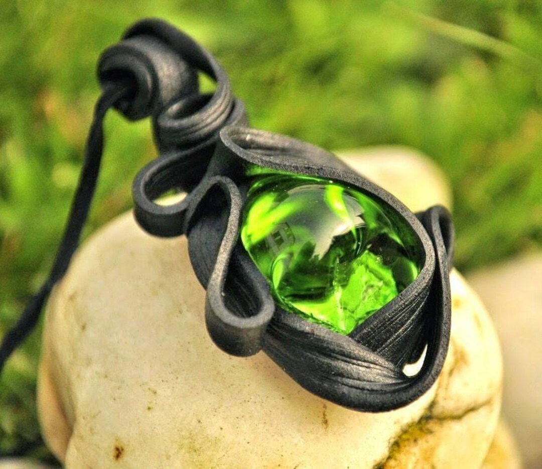 Glass Fantasy Pendant - Potion of Life - Etsy