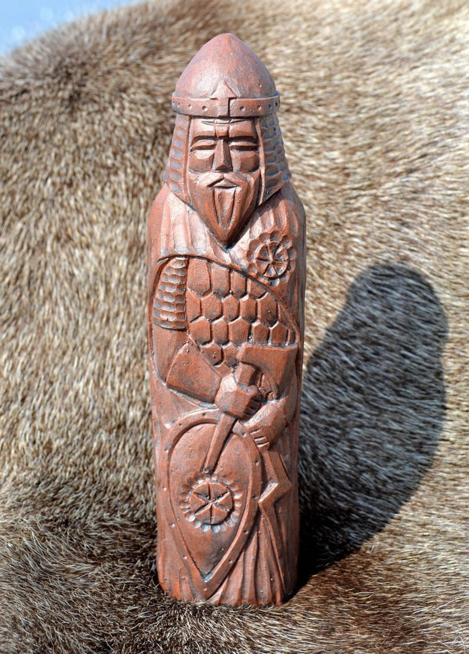 Perun Statue Pagan Slavic God Thunder Historical Slav Slavs Etsy