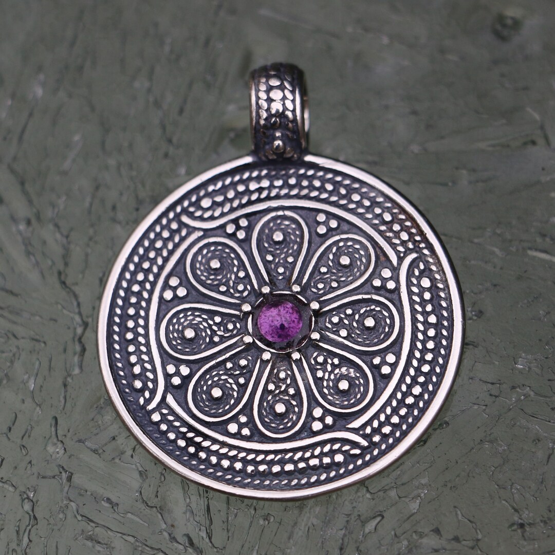 VESNA, Slavic Silver Jewelry, Moravia Magna, Amethyst Early Medieval ...