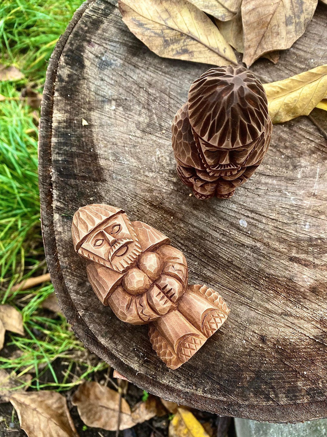 Hand-carved Wooden Slavic Domovoi Statue - Etsy UK