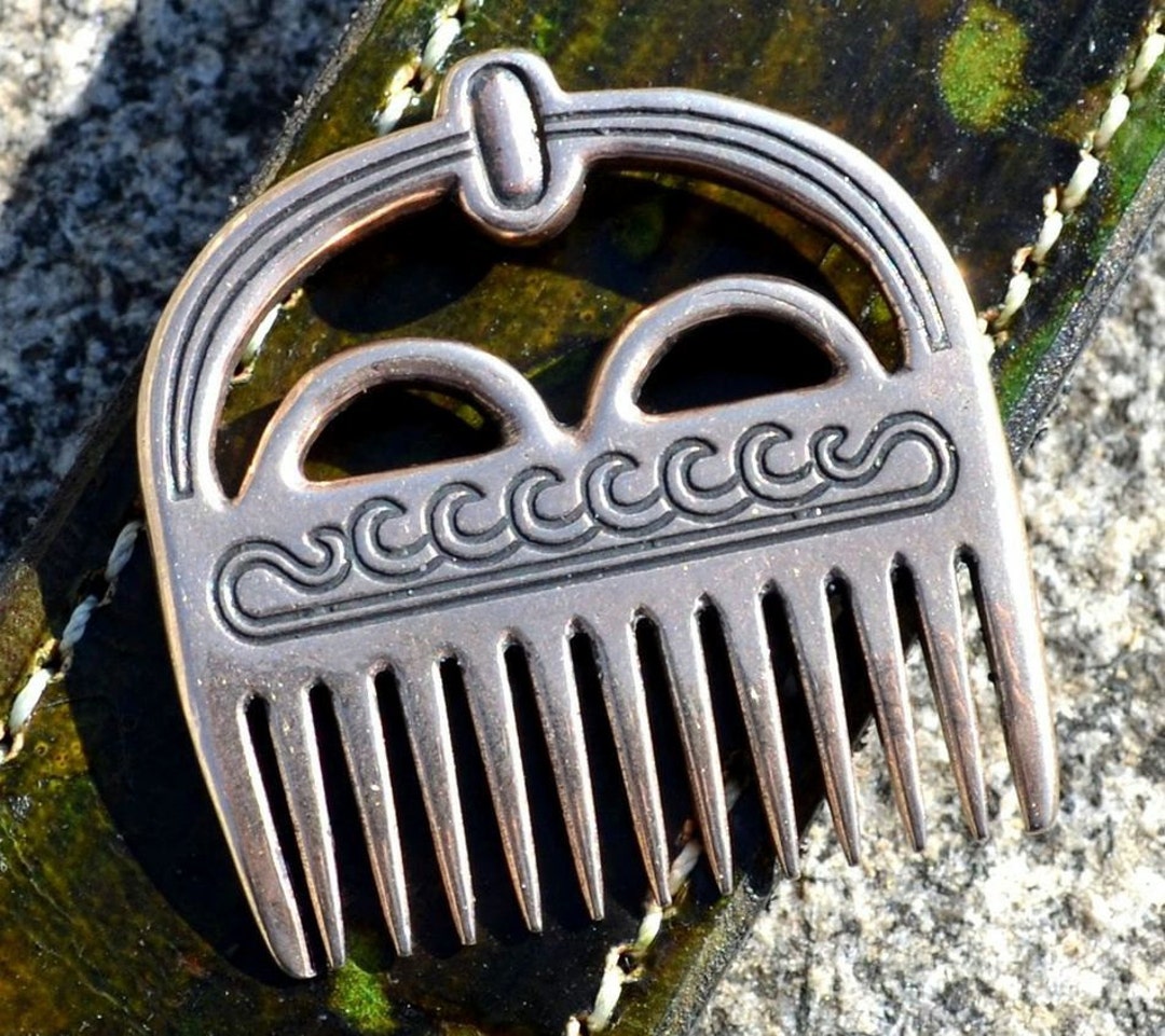 Bronze VIKING COMB Pendant Museum Replica Norse Jewelry Jewellery - Etsy