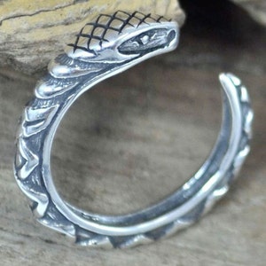 SERPENT Sterling Silver Snake Ring Snakes Viper Celtic Design Rings ...