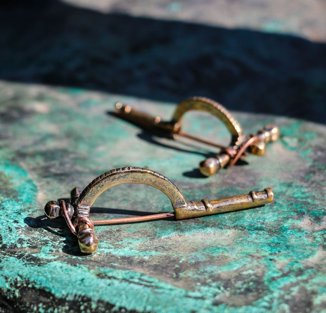 ROMAN FIBULA Bronze Brooch Ancient Rome Roma Legionary Troops Jewelry ...