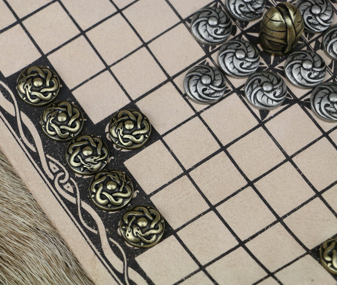 HNEFATAFL Viking Chess Óðins Hrafnar Tafl Board Game - Etsy