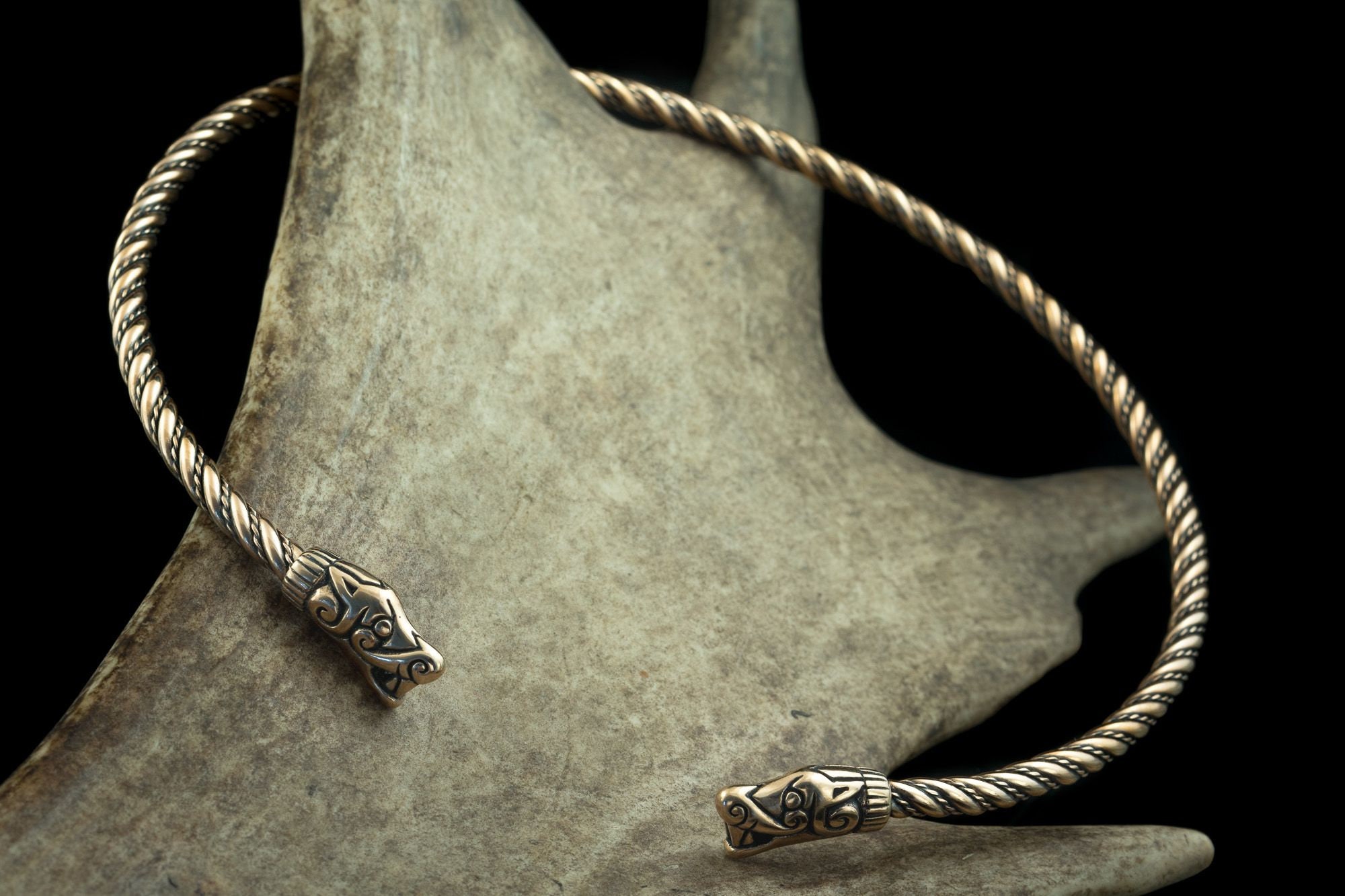 BEAST From GOTLAND Viking Torques Necklace Torc Bronze - Etsy Canada