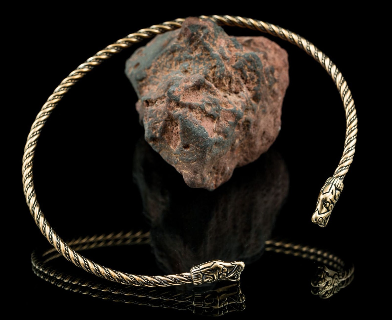 BEAST From GOTLAND Viking Torques Necklace Torc Bronze - Etsy Canada