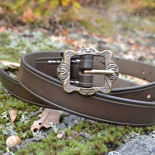 Historical LEATHER Belt Medieval Belts Buckle Historic Costume - Etsy