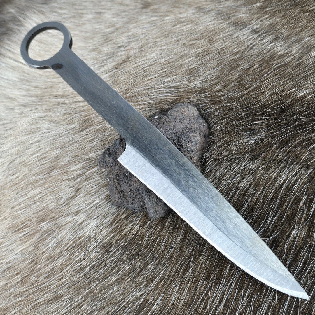 Handforged Spring Steel Celtic Knife - Polished - Etsy