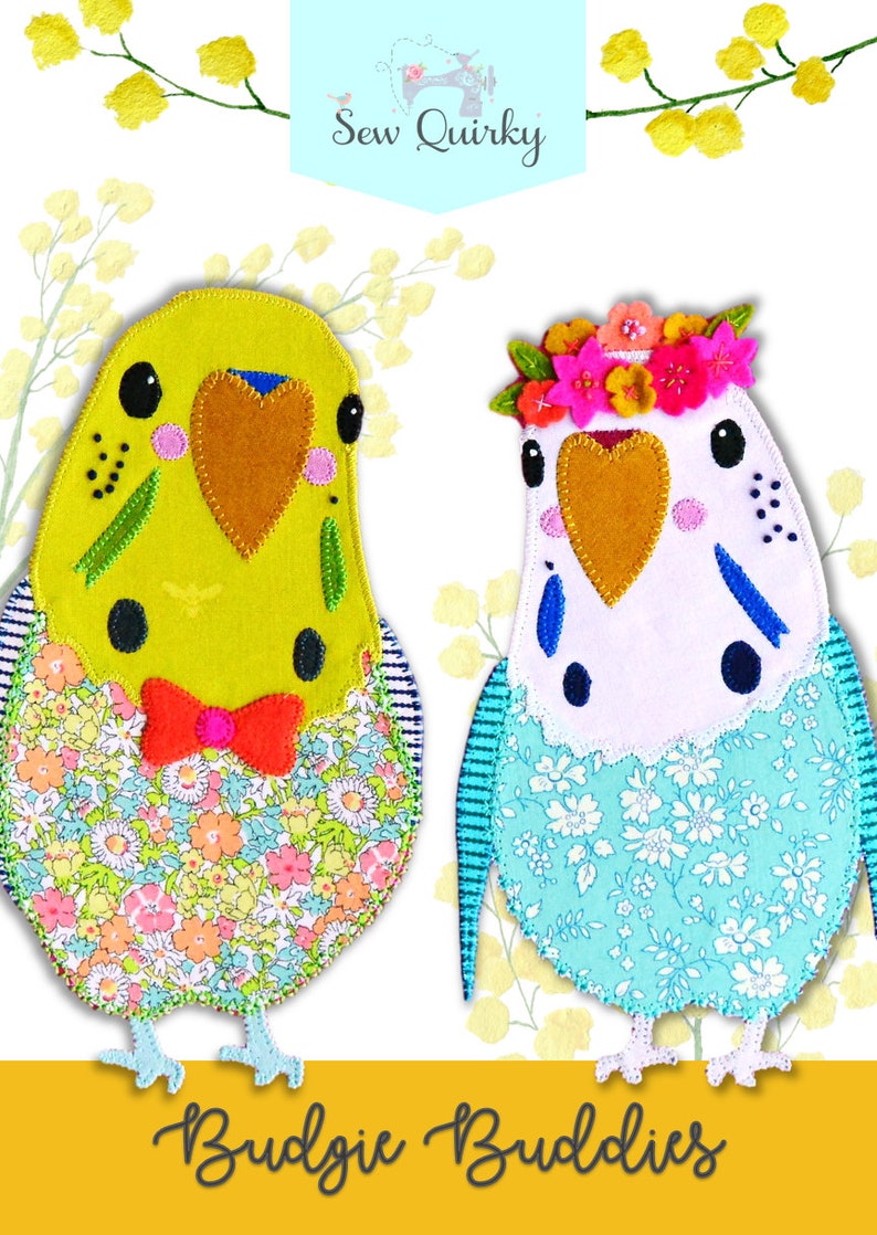 Budgie Buddies PDF Pattern - Etsy