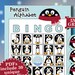 Penguin Alphabet 5x5 Bingo Printable Pdfs Contain Everything You Need ...