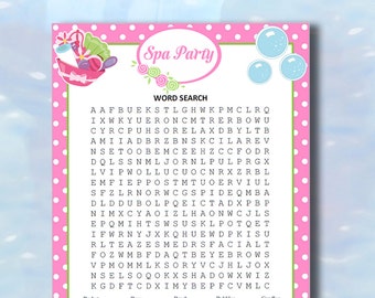 Printable Spa Party - Etsy