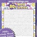 I Love the 80s Word Search Printable Pdfs - Etsy