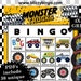 Monster Trucks 4x4 Bingo Printable Pdfs Contain Everything You Need to ...