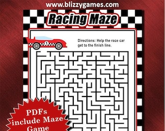 Car Maze Templates