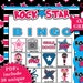 Rock Star 4x4 Bingo Printable Pdfs Contain Everything You Need to Play ...