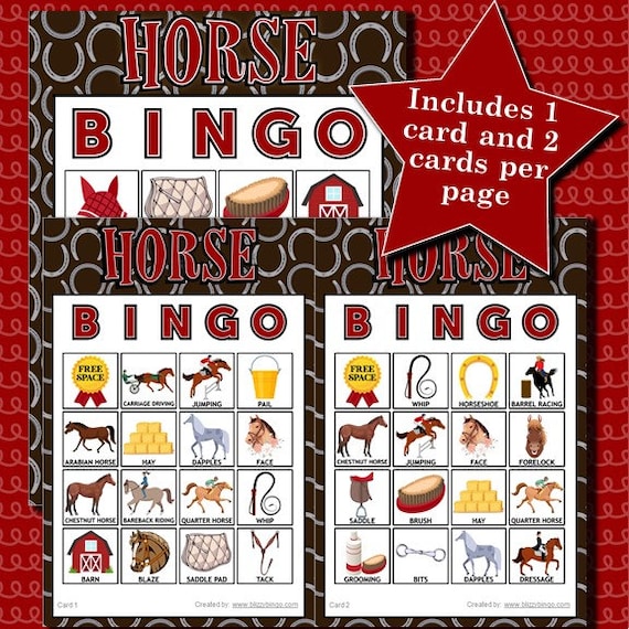 Bingo Cards 4x4