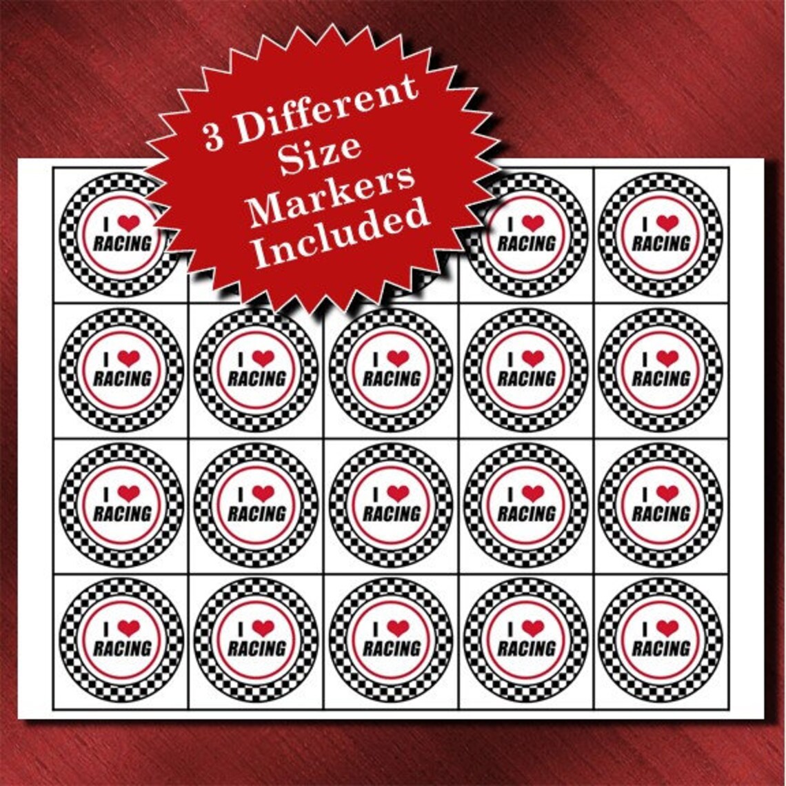 Racing 4x4 Bingo Printable Pdfs Contain Everything You Need to | Etsy